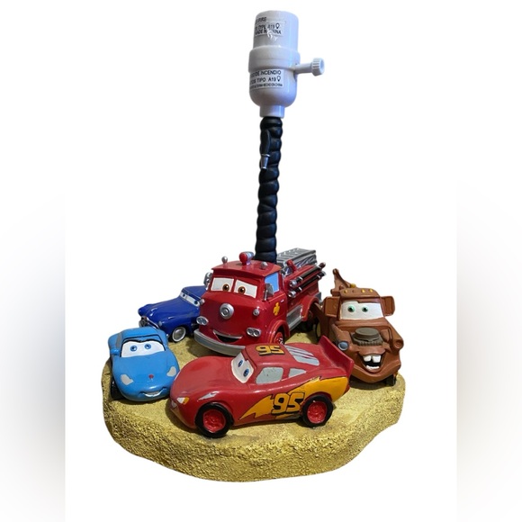 Disney | Other | Vintage Disney Pixar Cars 3d Fire Truck Lightning ...